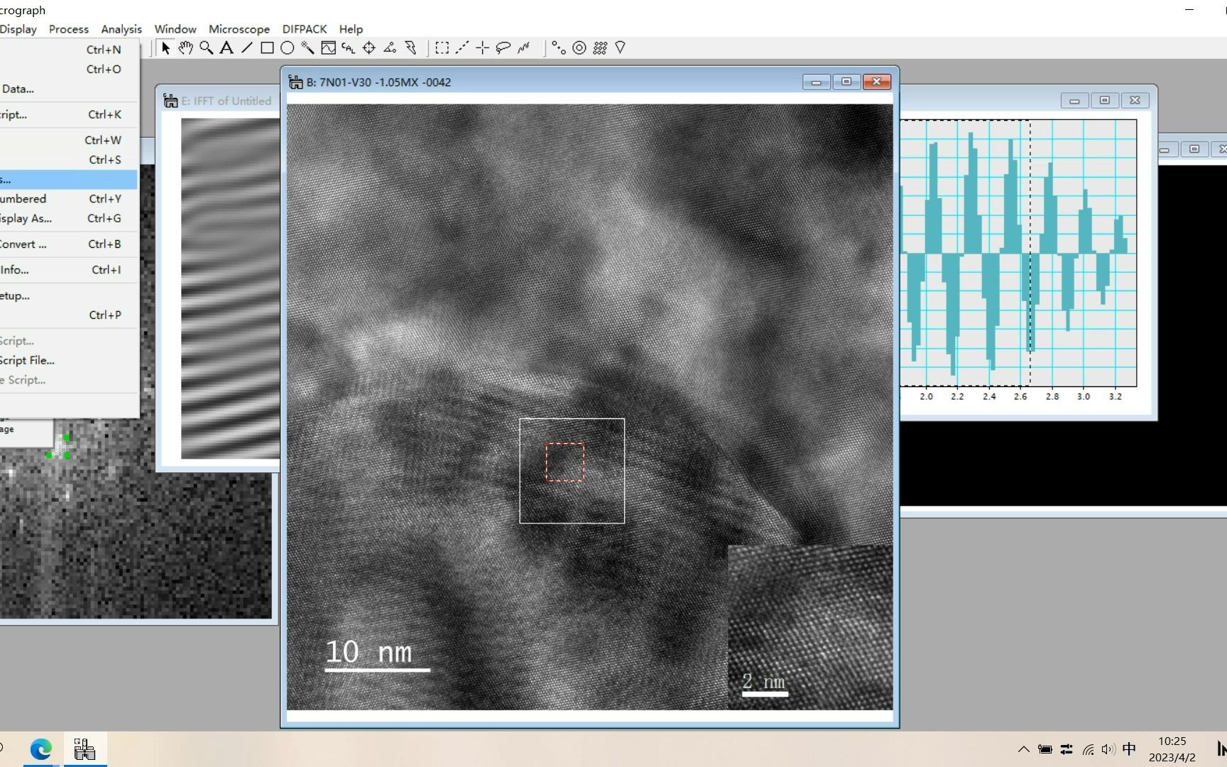 ImageJ 软件计算HRTEM图片的晶格间距-神奇的土豆啊-TEM-哔哩哔哩视频