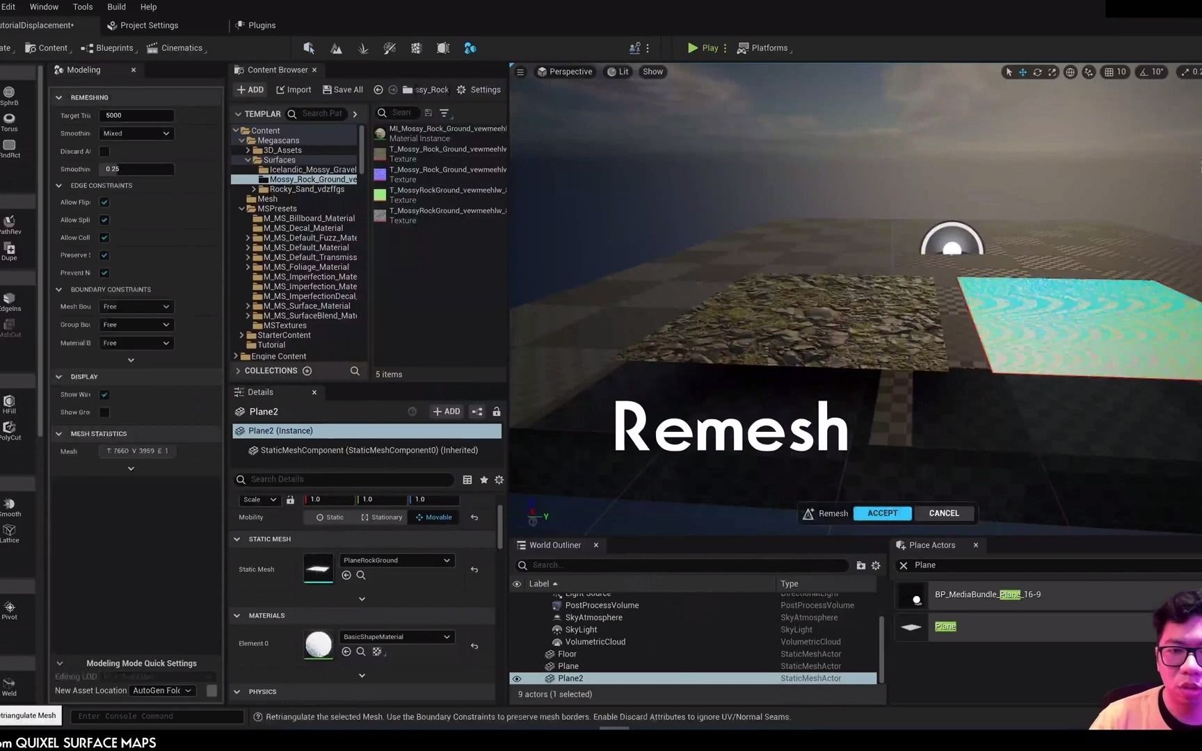 Unreal Engine 5 Displacement_哔哩哔哩 (゜-゜)つロ 干杯~-bilibili