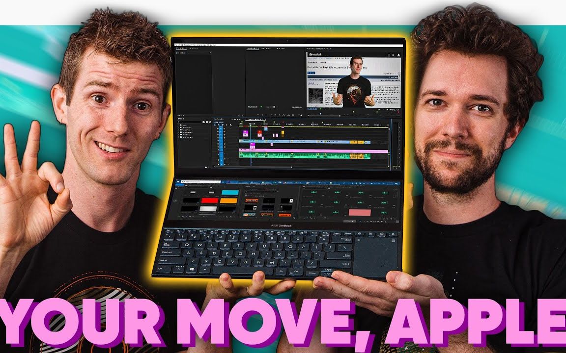 【官方双语】双屏笔电 剪辑师最爱！华硕Zenbook Pro Duo评测#linus谈科技_哔哩哔哩_bilibili