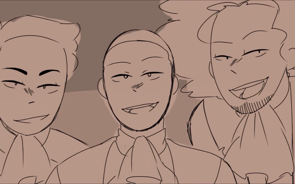 【汉密尔顿手书/ham右向】BOYS （Lams/hamlaf/hamburr/jamilton)