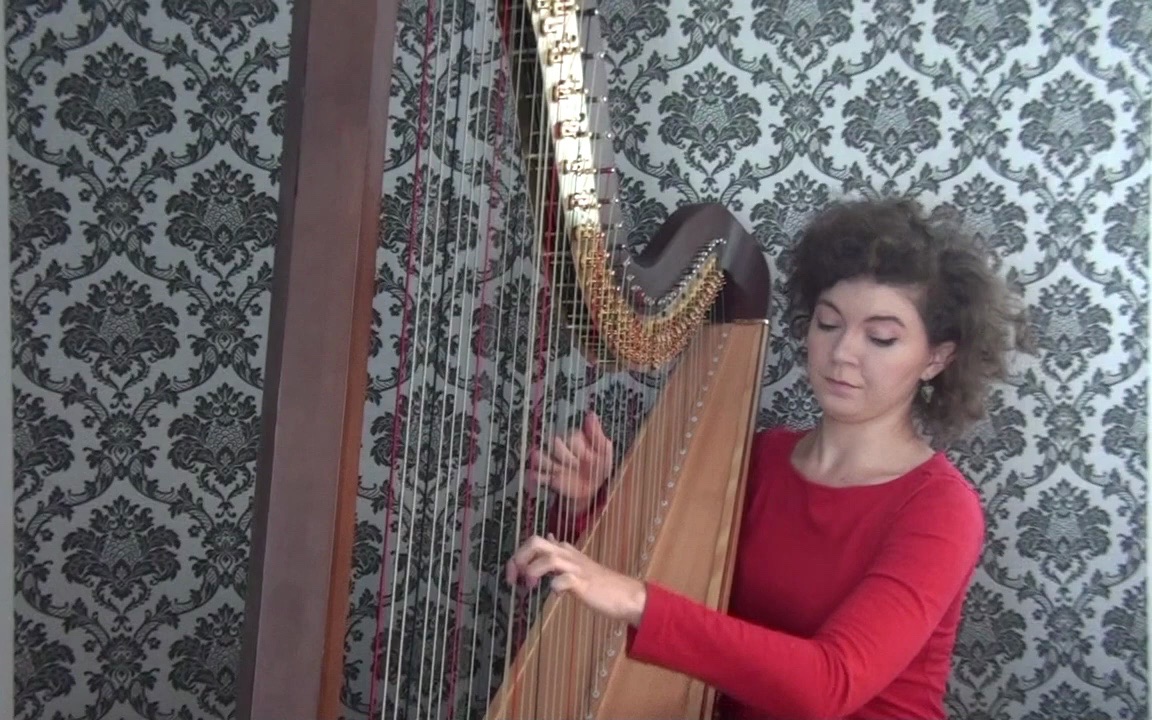 竖琴 | Frozen Disney | Harpist: Anna Scheller-Anna_Harpist-Anna_Harpist-哔 ...