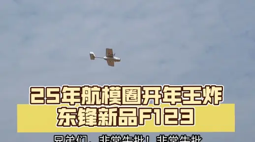 25年航模圈开年王炸！东锋新品F123来袭_哔哩哔哩_bilibili