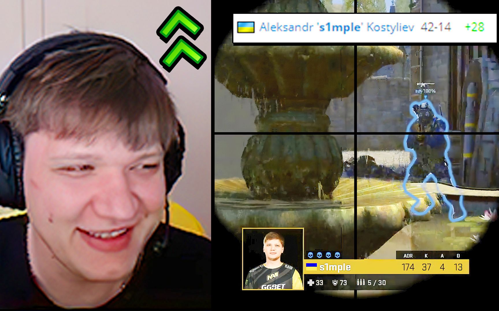 【vLADOPARD】s1mple在自己的巅峰！300iq的开火纪律！ - 视频下载 Video Downloader