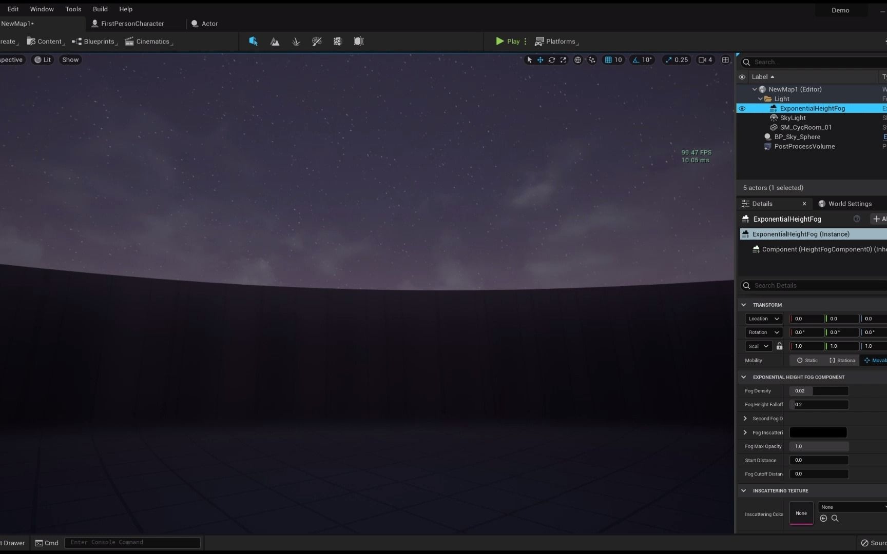 【UE5系列】晶奇视工作室场景分享及测试 Lumen全局光照