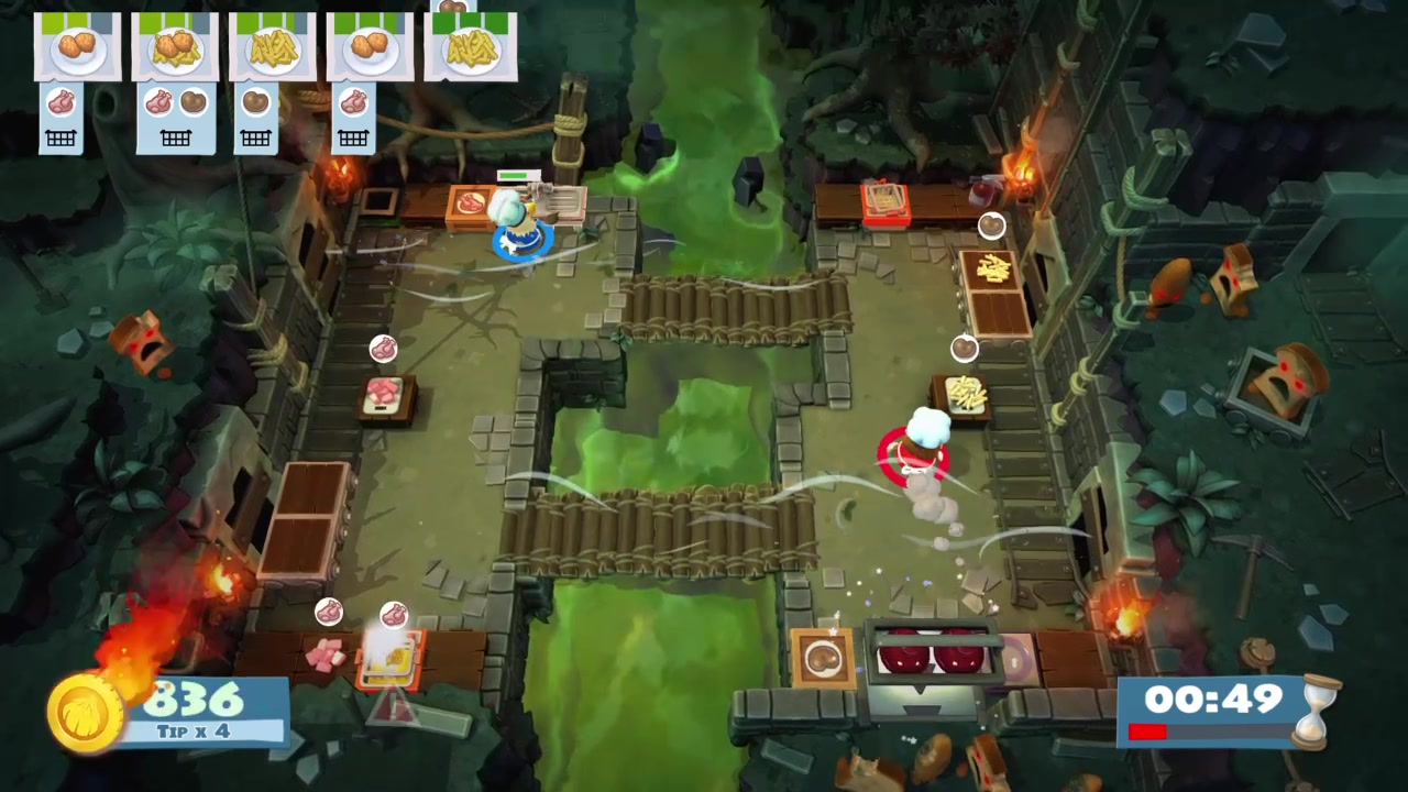 Overcooked 2 分手厨房2 4-4四星通关视频_哔哩哔哩_bilibili