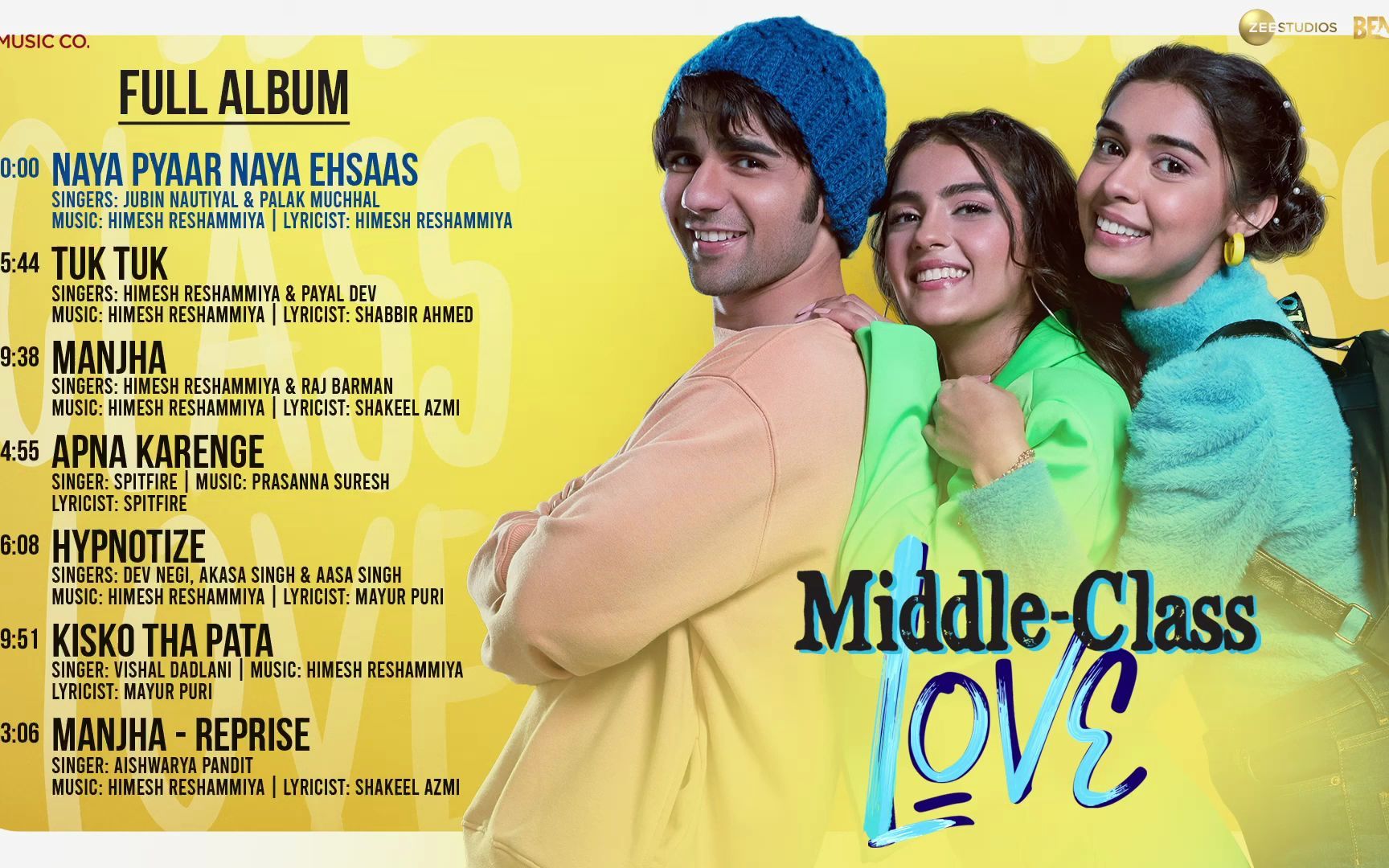 Middle-Class Love - Full Album - Prit Kamani, Kavya Thapar, Eisha Singh ...