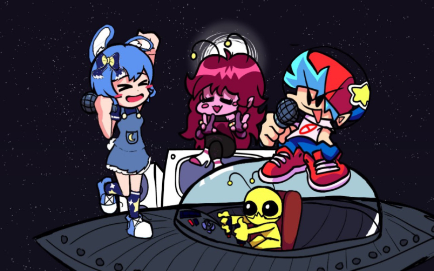 超好听的纱世礼remix! FNF优质模组Rain clouds stardust tunes remix