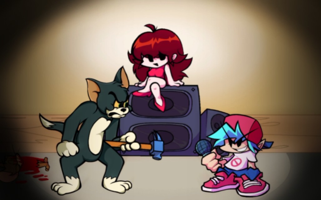 [FNF/Craziness Injection] Hideous Curse (Hell Sights T&J Chase Mix)