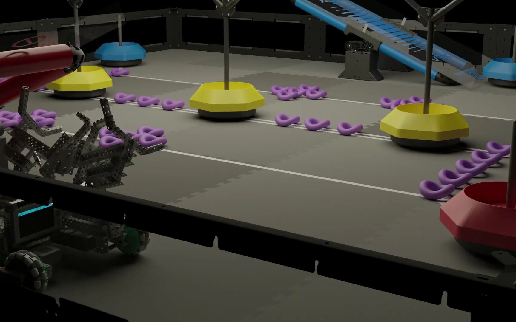 【一秒两个Mobile Goal】 VEX Tipping Point Early Design Concept_哔哩哔哩_bilibili