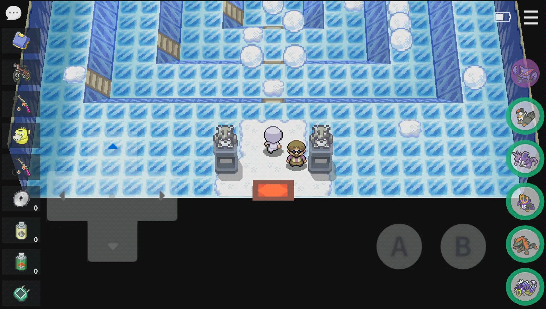 pokemmo神奥冰系道馆走法_哔哩哔哩_bilibili