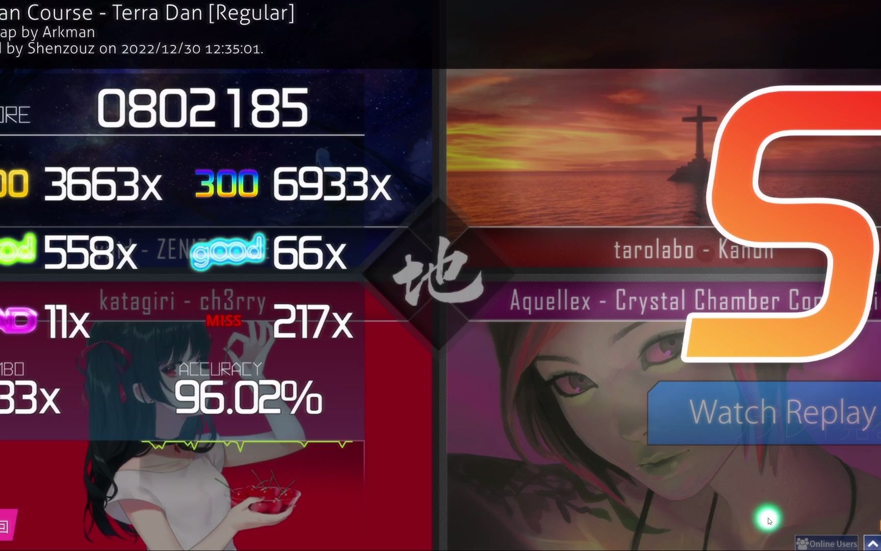 【osu！mania】 6k Terra dan pass！ - 视频下载 Video Downloader