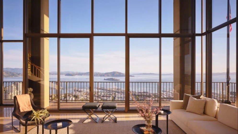 4k「Luxury Home」旧金山地标大厦顶层豪华套间~999 Green St, Unit 3201-Victor555666 ...