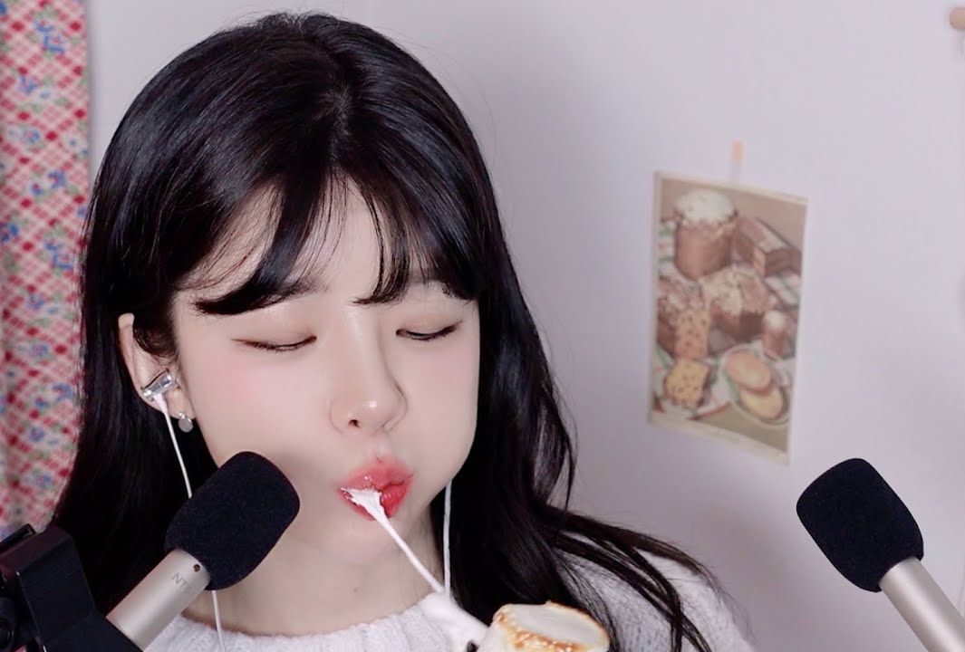 【yeonchu ASMR】甜甜的烤棉花糖-大橙子ヾ-大橙子ヾ-哔哩哔哩视频