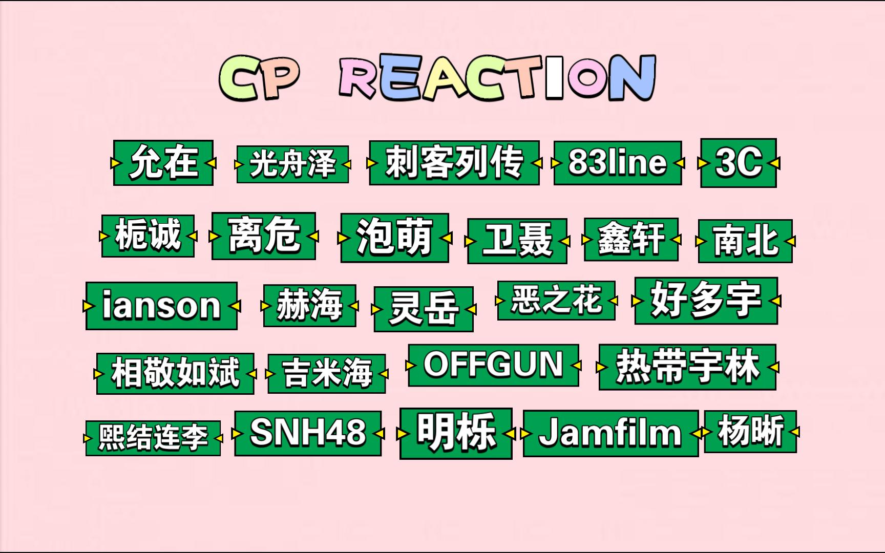 【CP reaction】有些CP：即使知道无法成真，我也嗑的飞起，因为实... - 哔哩哔哩