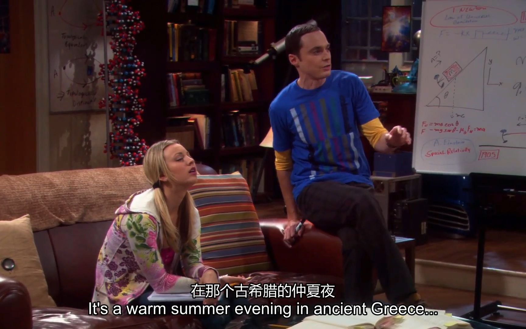 【TBBT】谢耳朵这么耐心的教学，应该只有佩妮能够享受吧_哔哩哔哩_bilibili