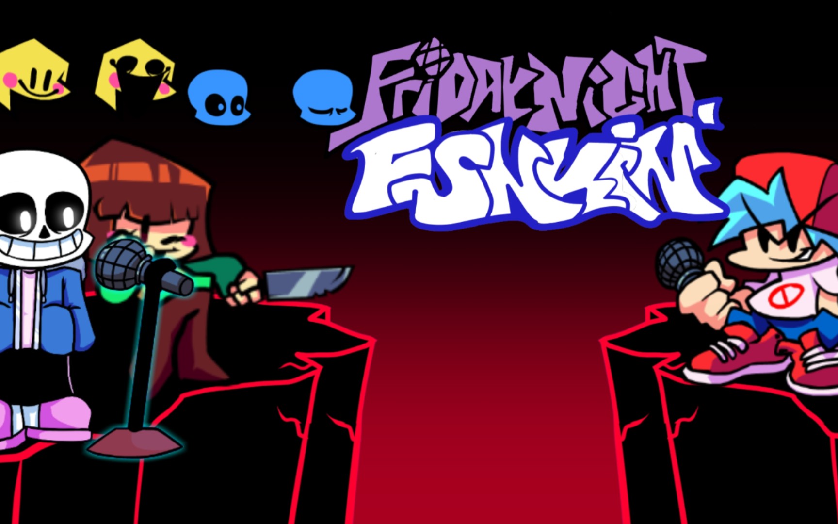 【FNF优质模组】三个骷髅？-JellyBean vs Skeletons Atrocity Remade