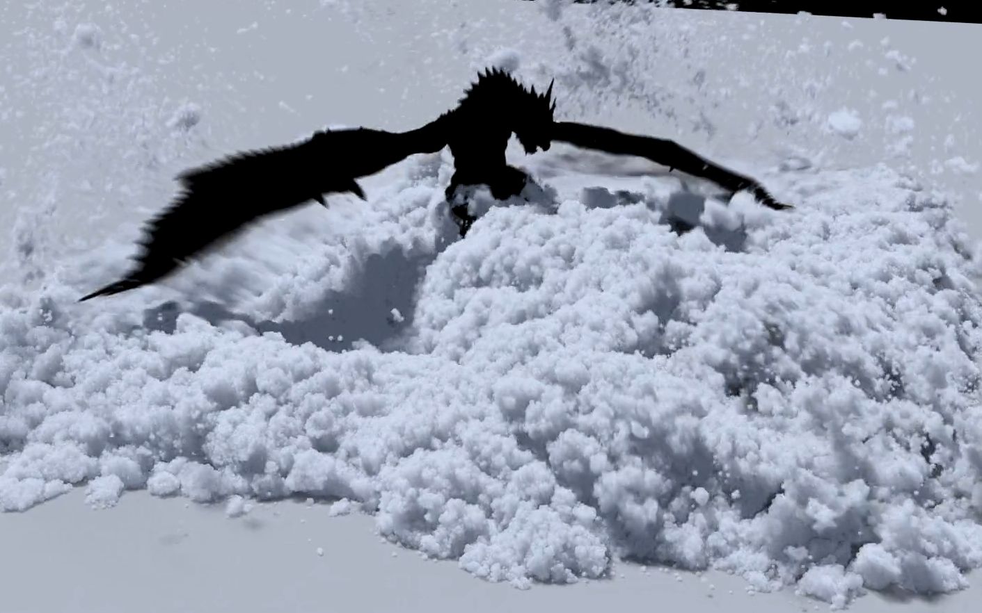 houdini_snow_Test_哔哩哔哩_bilibili