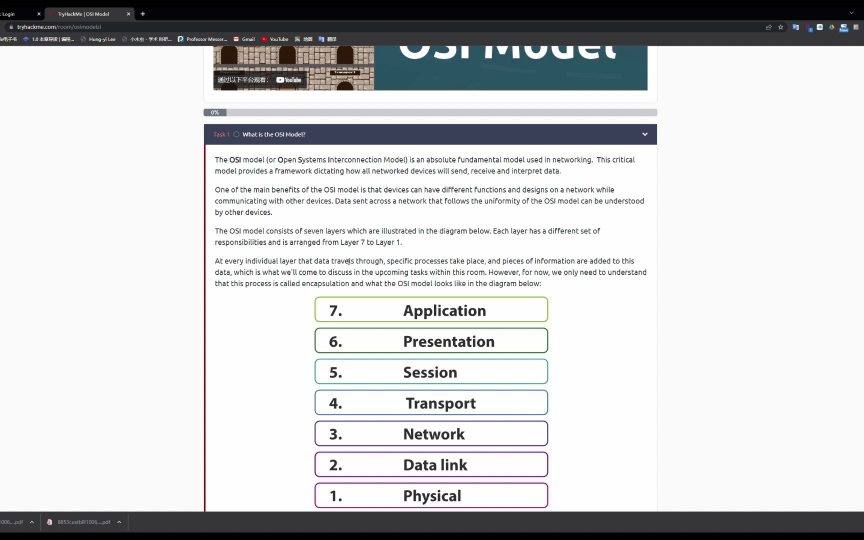 【新手向】TryHackMe--Introduction to OSI Model_哔哩哔哩_bilibili