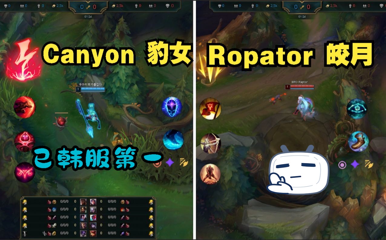 DK Canyon：韩服大号已第一，豹女的魅力操作！顶尖打野节奏＃13 - 哔哩哔哩