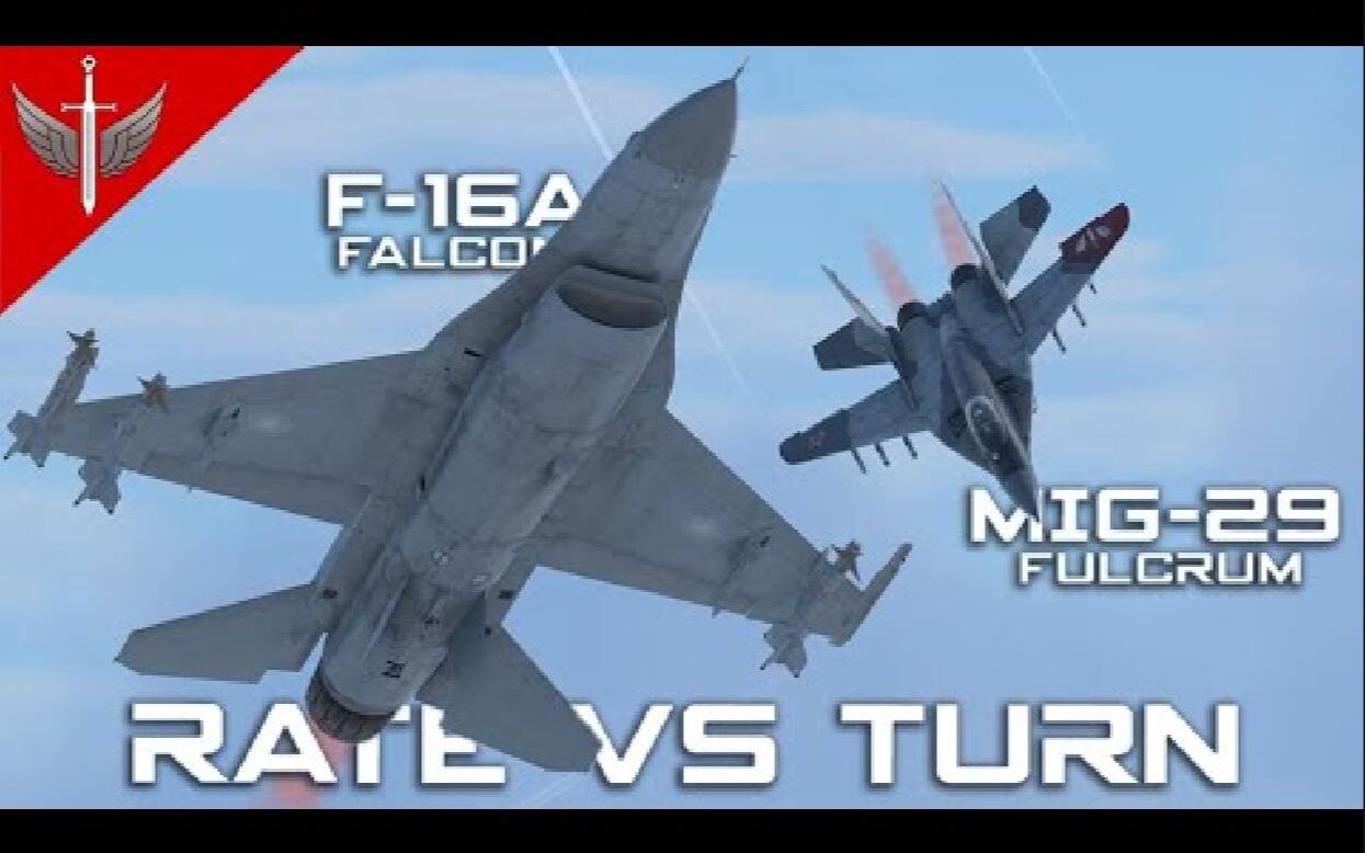 【DEFYN/1080p60】稳盘 VS 瞬盘 —— F-16A VS 米... - 哔哩哔哩