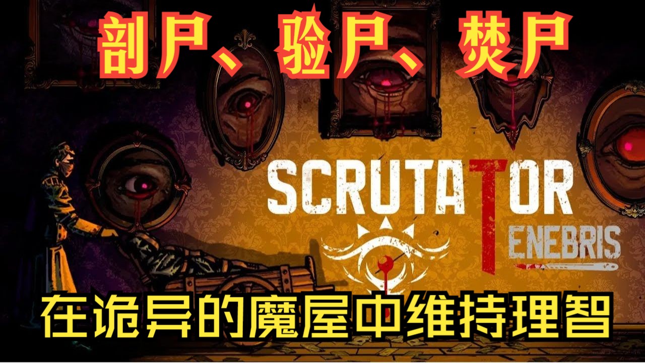 【谜之声实况】解剖、检查、焚烧如山的尸体！ Scrutator Tenebris 黑暗验尸人 Playtest试玩-江皋-游戏-哔哩哔哩视频