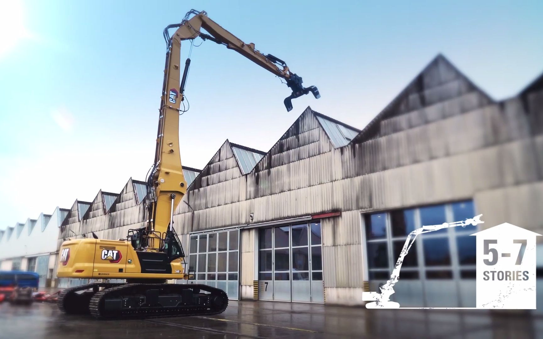 【搬运】【工程机械】美国卡特彼勒公司“超高拆楼”340 UHD型履带式挖掘机产品介绍