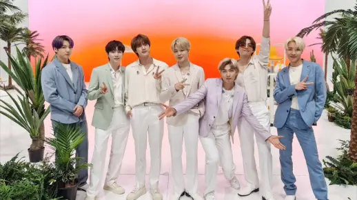 【防弹少年团】210528 BTS GMA《Butter + Dynamite》混音版#Good Morning America_哔哩哔哩 ...