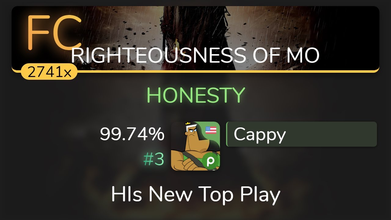 Cappy | GYZE - HONESTY [RIGHTEOUSNESS OF MORALITY] 99.74% {#3 784pp FC ...