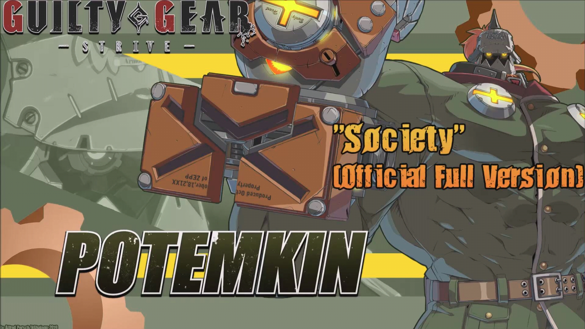 Guilty Gear Strive -Potemkin主题曲完整版"Society"_哔哩哔哩_bilibili