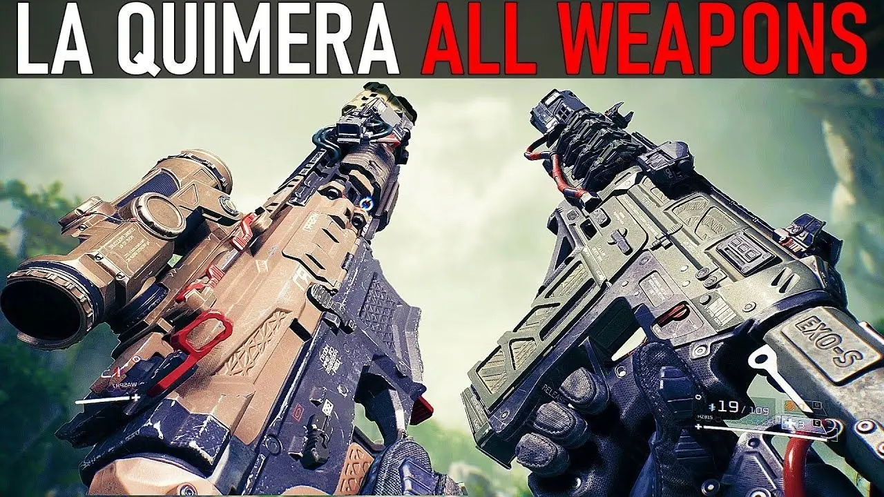 科幻FPS《La Quimera》抢先体验版全武器展示 | 作者：Weapons From Games_哔哩哔哩bilibili