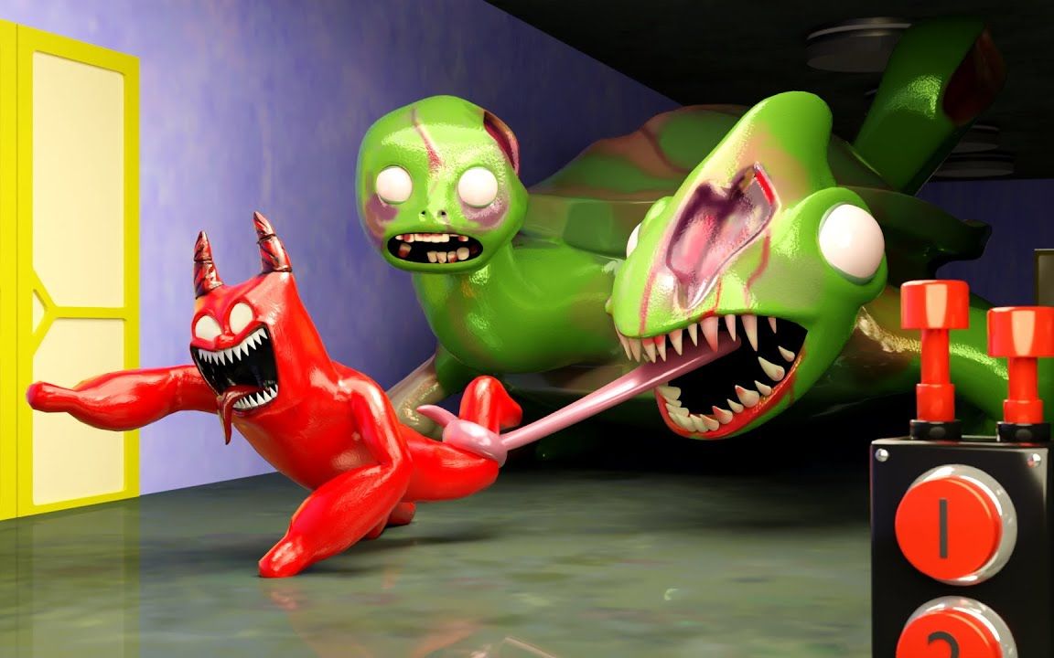CHAMATAKI VS SMILEY MILEY (Garten of Banban Chapter 4 Animation)