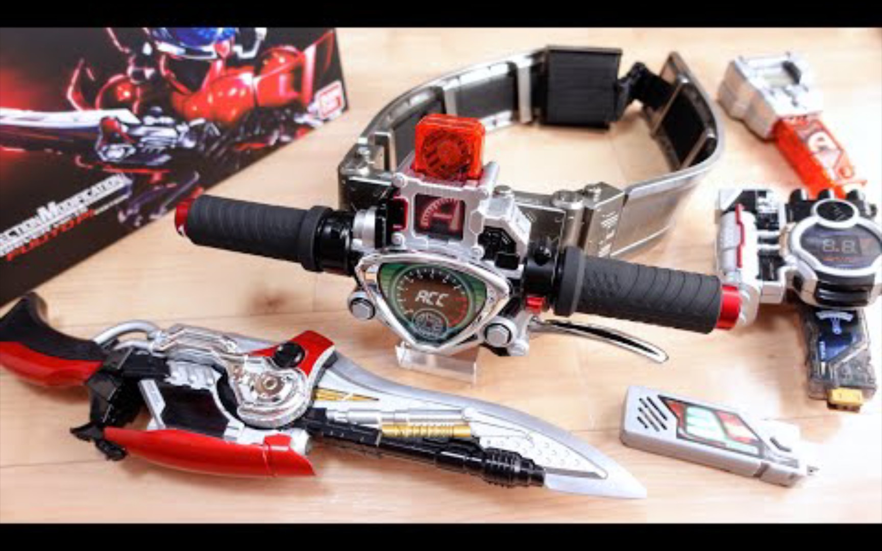 【Youtube转载】雷欧桑:CSM假面骑士Accel变身腰带 Accel Driver（风都侦探版）把玩视频