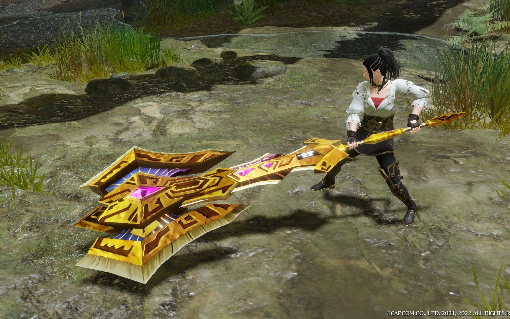 【MHR/mod】阁螳螂盾斧 替换 迅龙盾斧（持续更新）_单机游戏热门视频