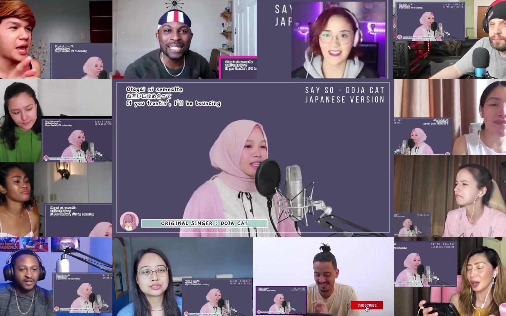 各大UP主观看Rainych 翻唱SAY SO日文版反应_哔哩哔哩_bilibili