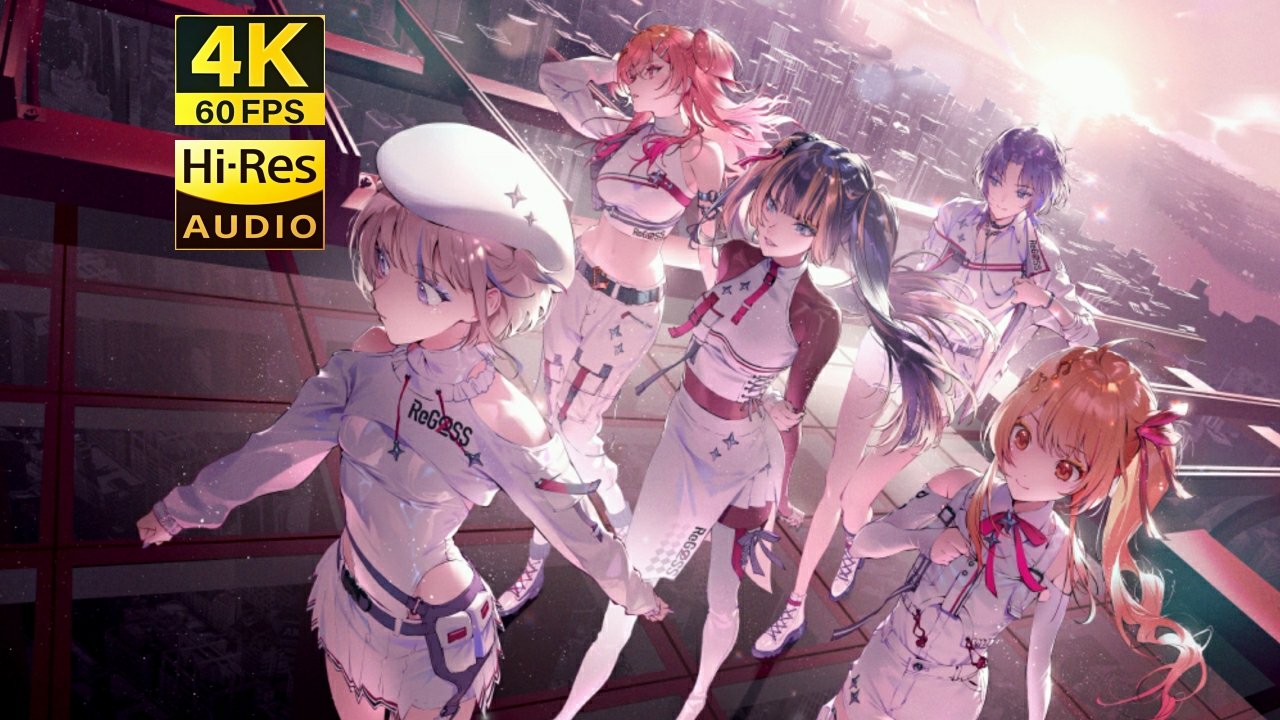 【4K60帧/Hires无损音质】瞬間ハートビート (tepe Remix) - ReGLOSS【MV/中日字幕】-鬼畜王 ...