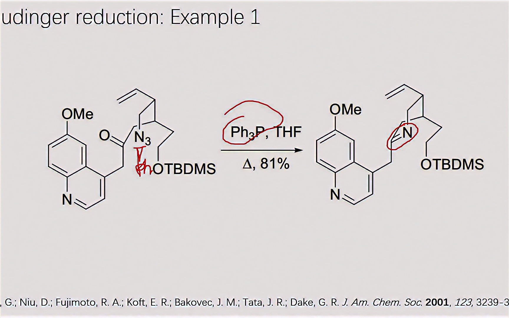 有机人名反应（249）：Staudinger reduction_哔哩哔哩_bilibili