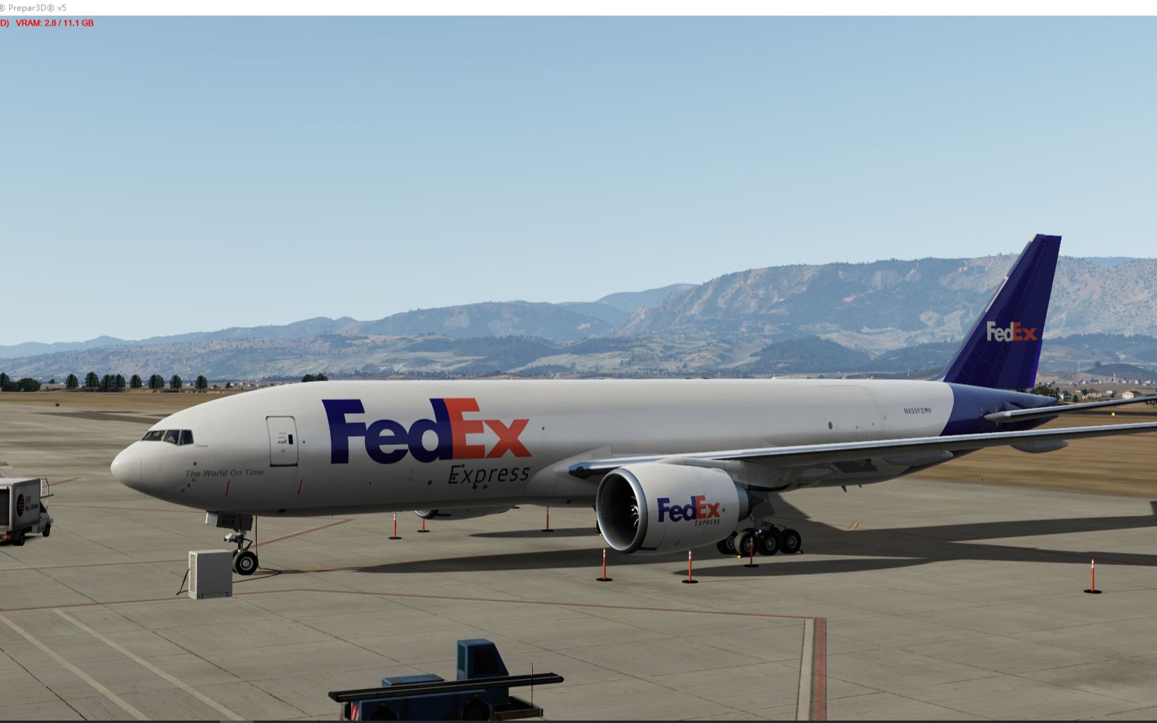 【Prepar3DV5环球系列】联邦77F轻落阿尔巴尼亚_哔哩哔哩bilibili_模拟飞行