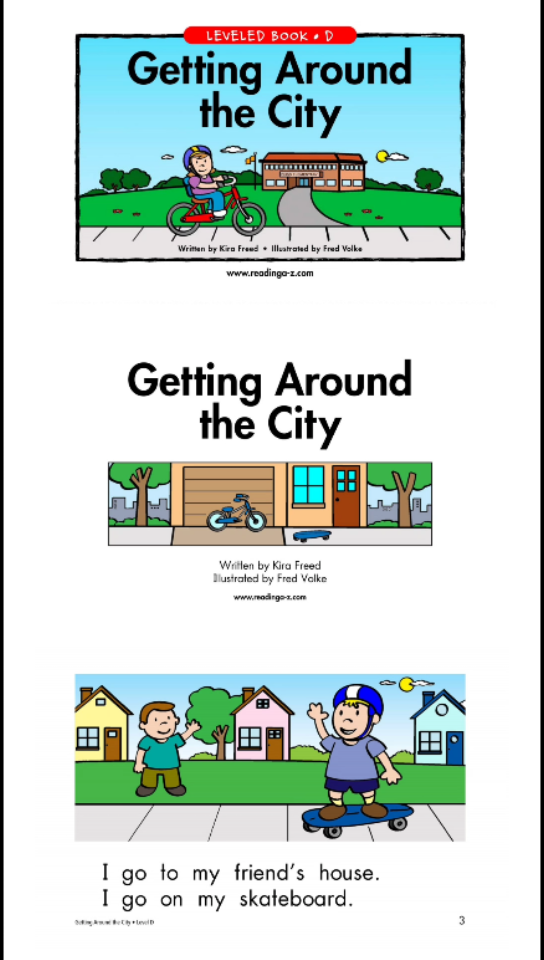 每日英语绘本阅读 RAZ-D 《Getting Around the City》_哔哩哔哩_bilibili