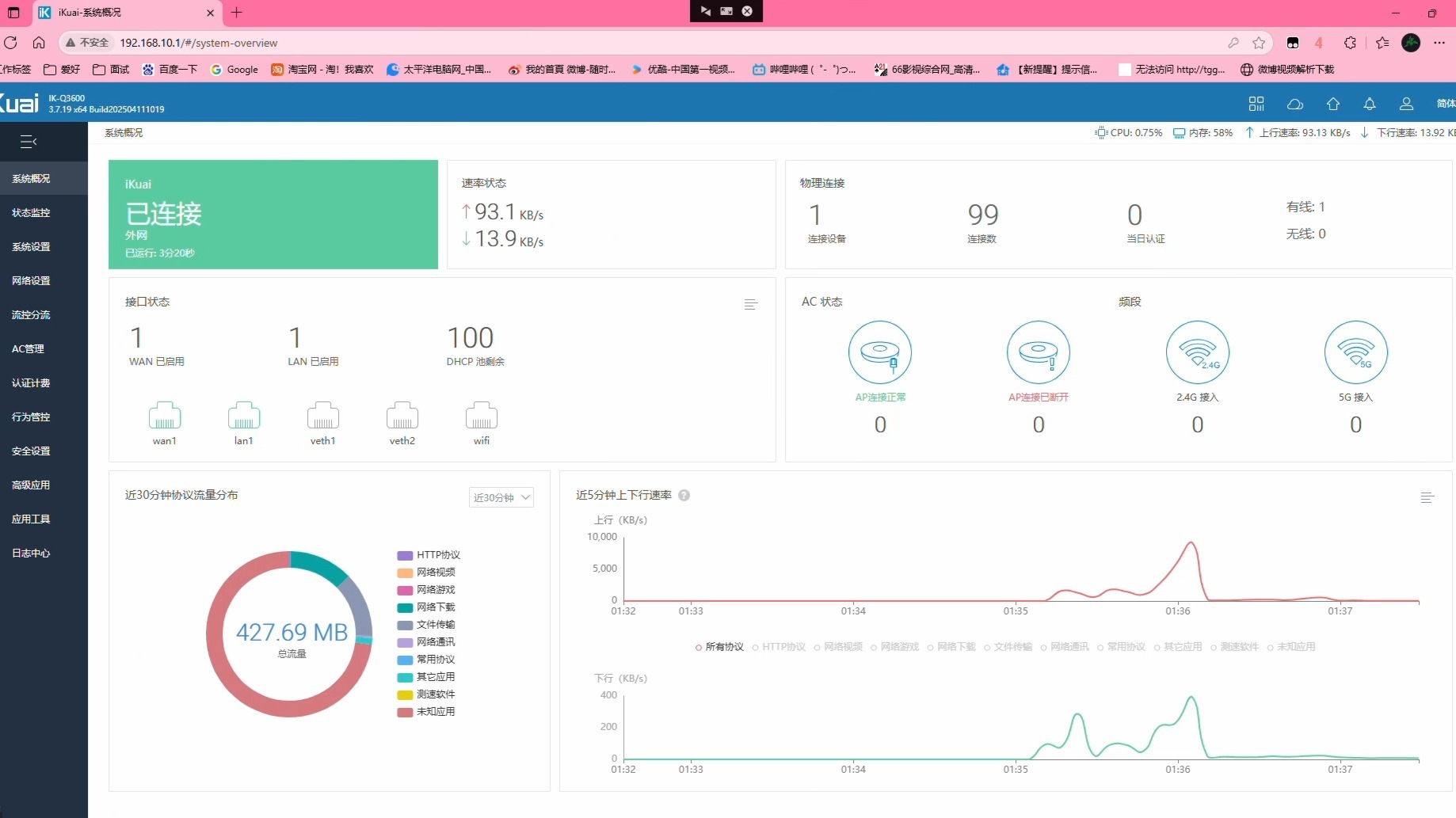 爱快Q3600,爱快插件市场-菜鸟腾飞-菜鸟腾飞-哔哩哔哩视频