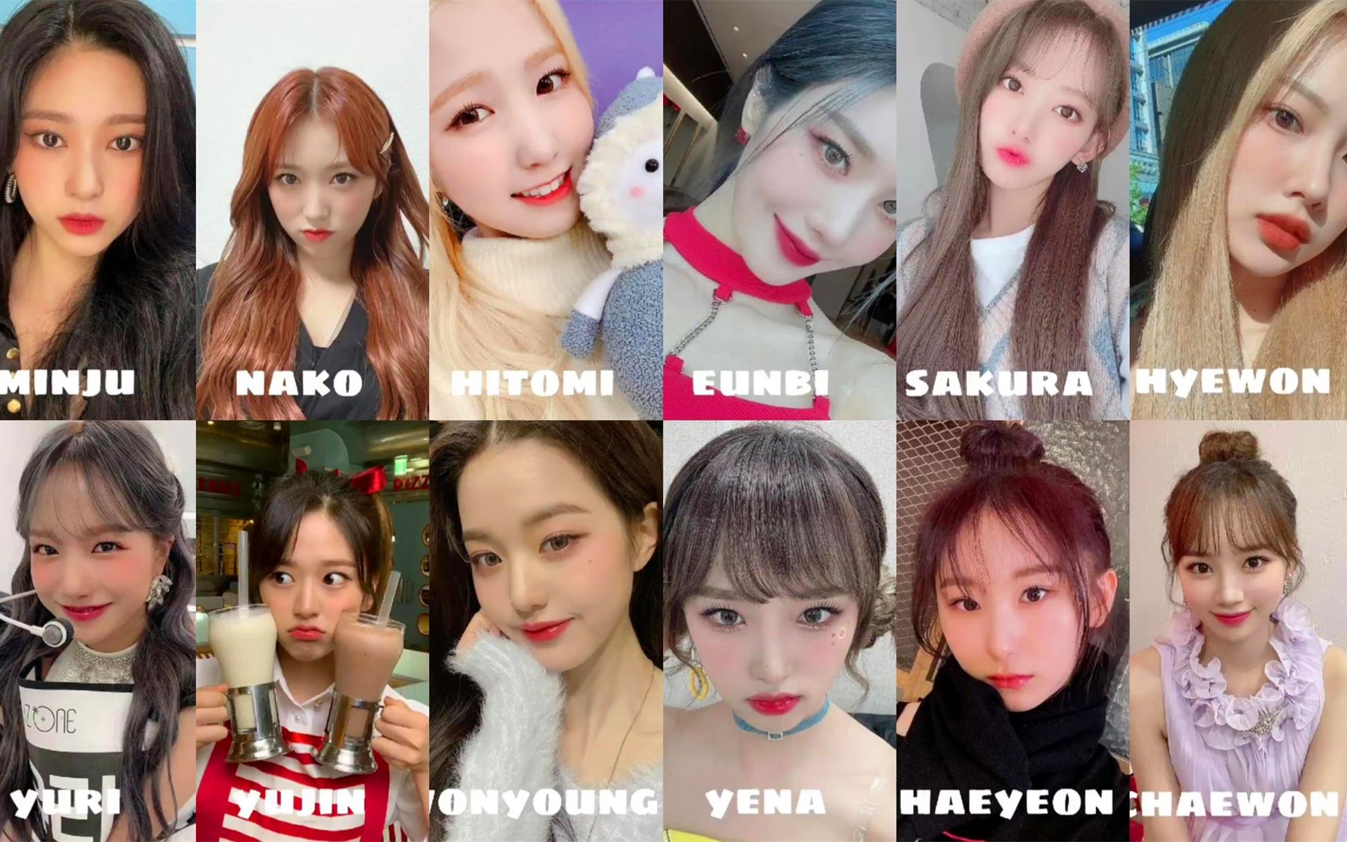 【IZONE】听声识人_哔哩哔哩_bilibili