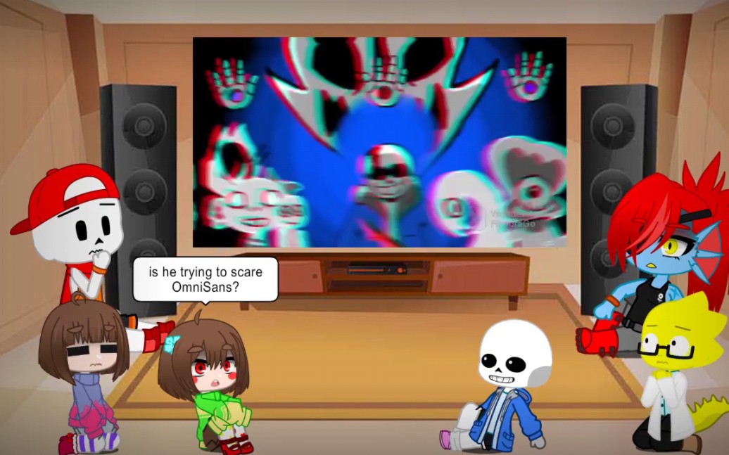 Undertale React to LastBreath!Sans Vs Omni!Sans Part2 Request_哔哩哔哩_bilibili