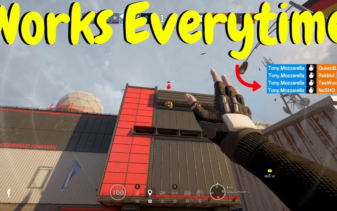 绝佳的手榴弹点位 【Evan Braddock】_彩虹六号