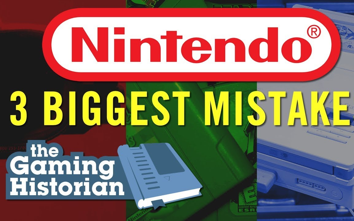 【游戏史学家】任天堂史上的三大错误 Nintendo's 3 Biggest Mistakes | Gaming Historian_哔哩哔哩 ...