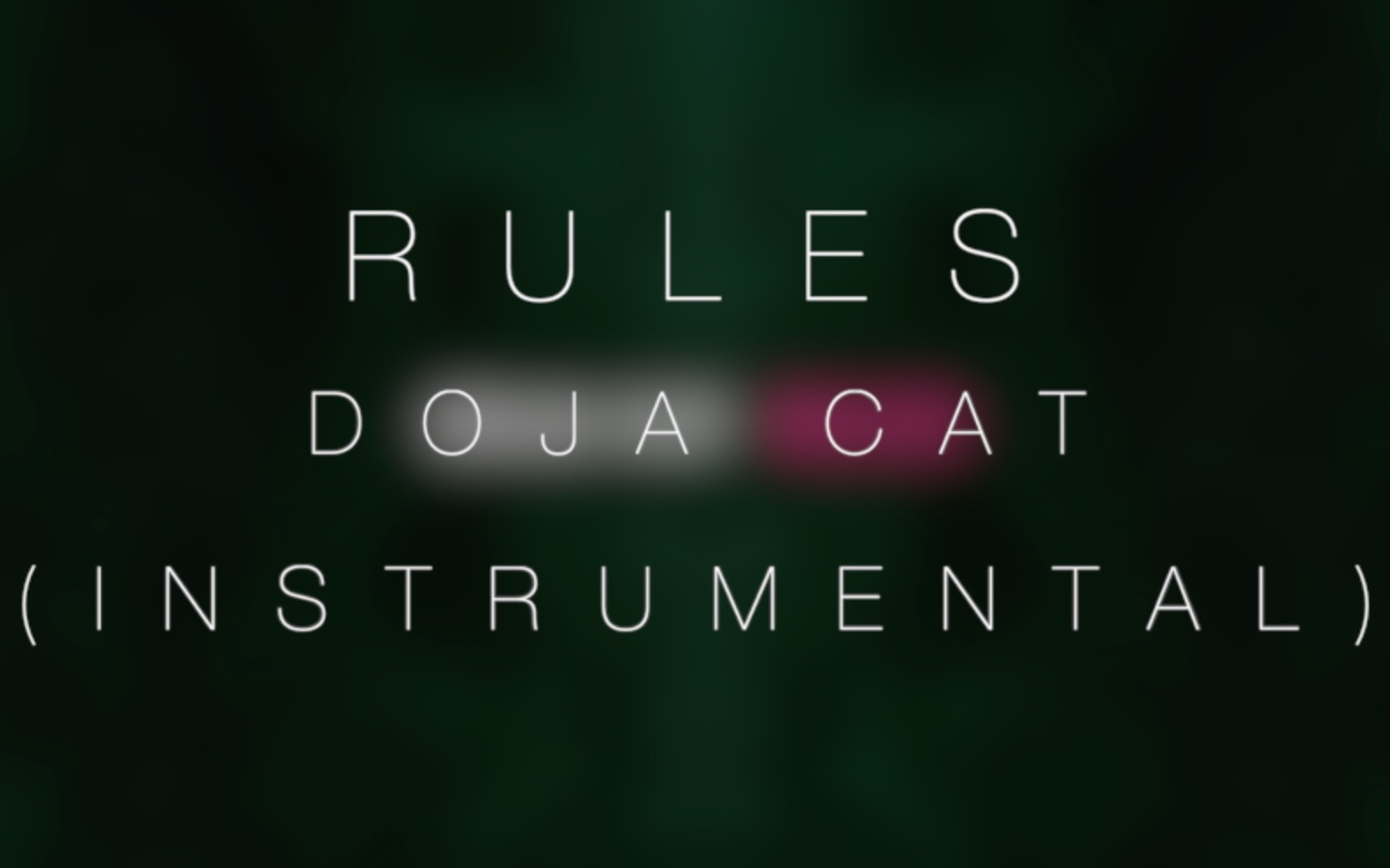 Doja Cat - Rules (Instrumental)_哔哩哔哩_bilibili