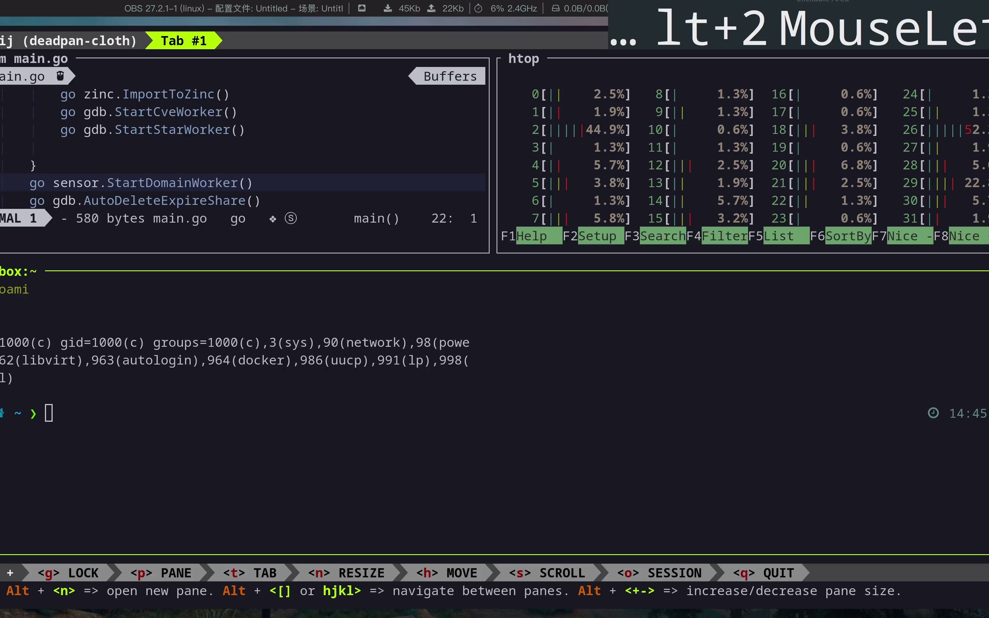 zellij - 比tmux更容易学习和上手的终端复用工具_哔哩哔哩_bilibili