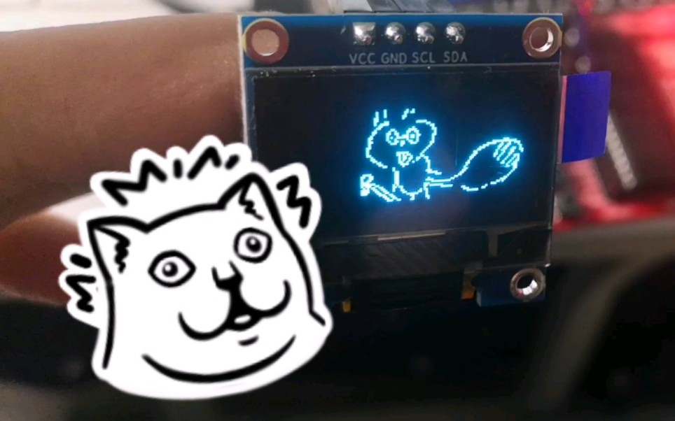 OLED屏幕显示一些小玩意( ͡° ͜ʖ ͡°) _哔哩哔哩_bilibili