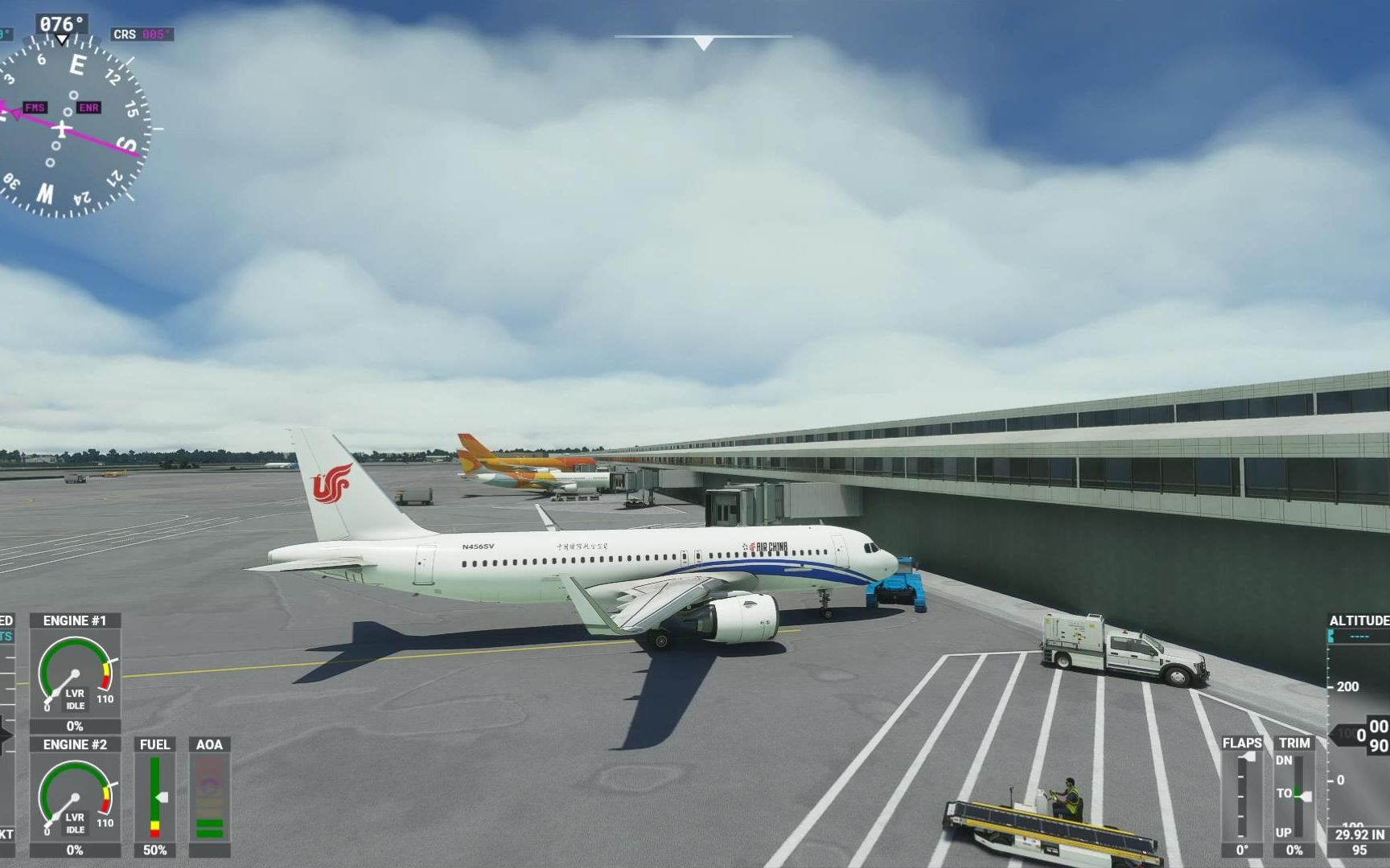 微软模拟飞行2020 一分钟更换飞机涂装_哔哩哔哩_bilibili