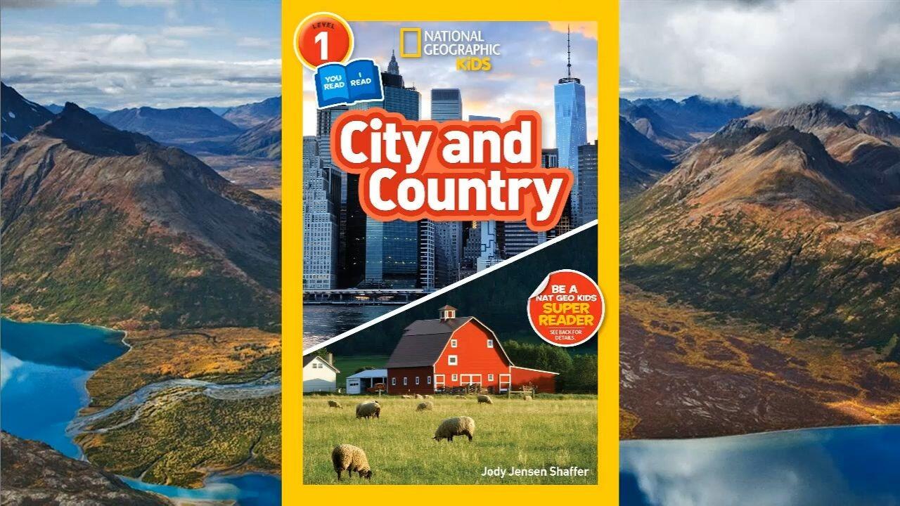 City and Country-1 儿童英语科普分级绘本_哔哩哔哩_bilibili