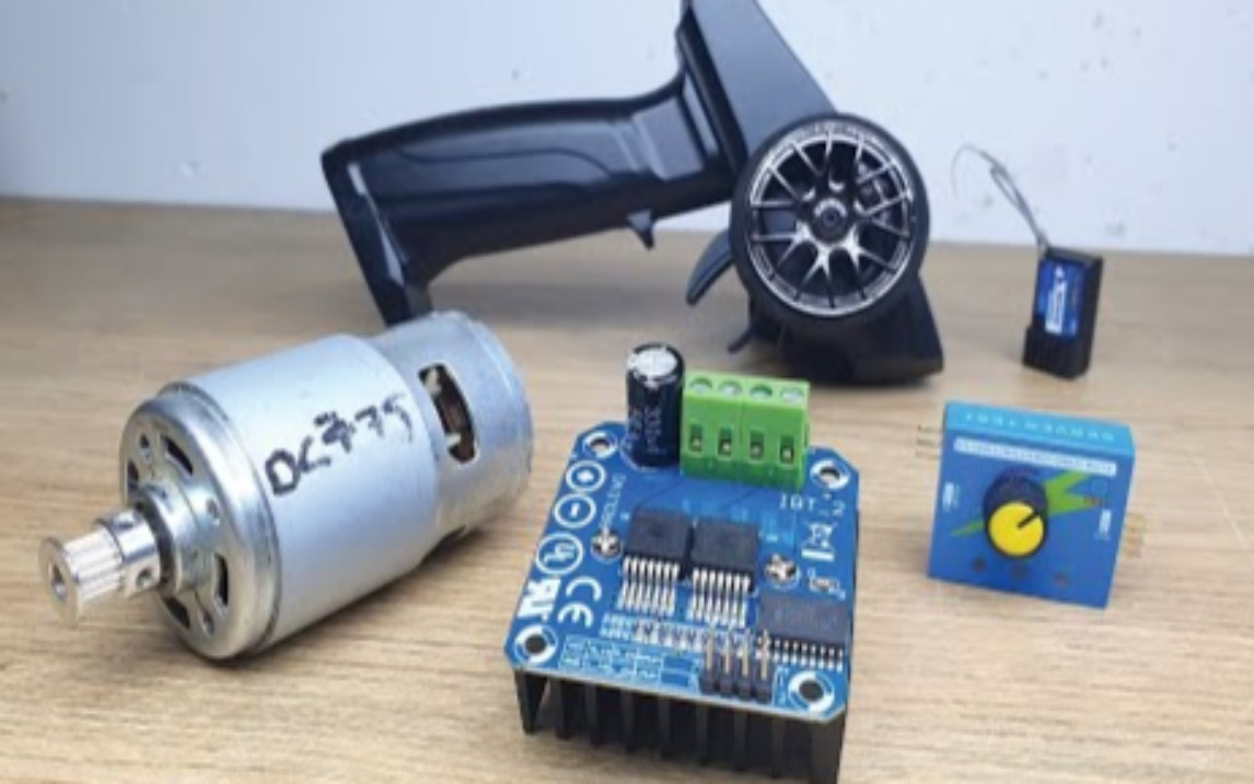 如何使用无Arduino的IBT2驱动775电机_哔哩哔哩_bilibili