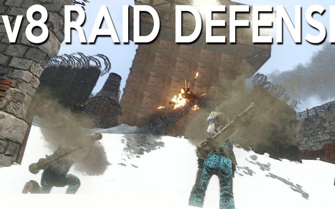 Rust-Twitch主播在线1V8守家成功_哔哩哔哩_bilibili